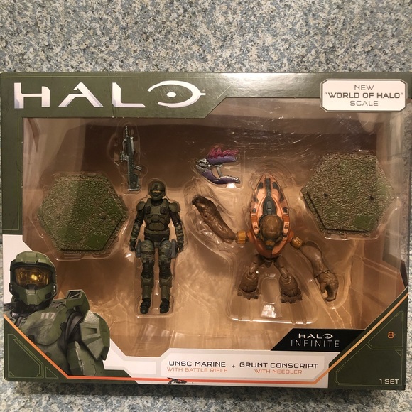 Toys | Halo Infinite New World Of Halo Scale Figures Halo Toy Set ...
